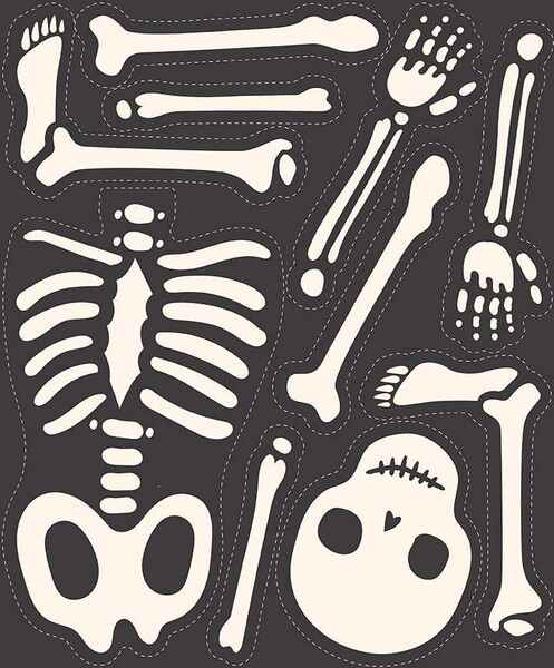 Hey Bootiful by My Mind's Eye : Skeleton Panel : Riley Blake : Panel ...