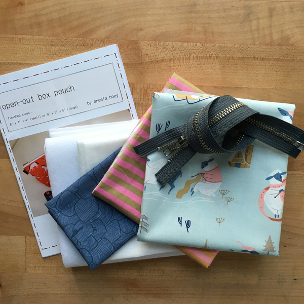 Open-Out Box Pouch Kit – Sarah's Fabrics